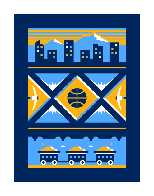 Denver Basketball (Powder Blue Edition) – Hometown Icon